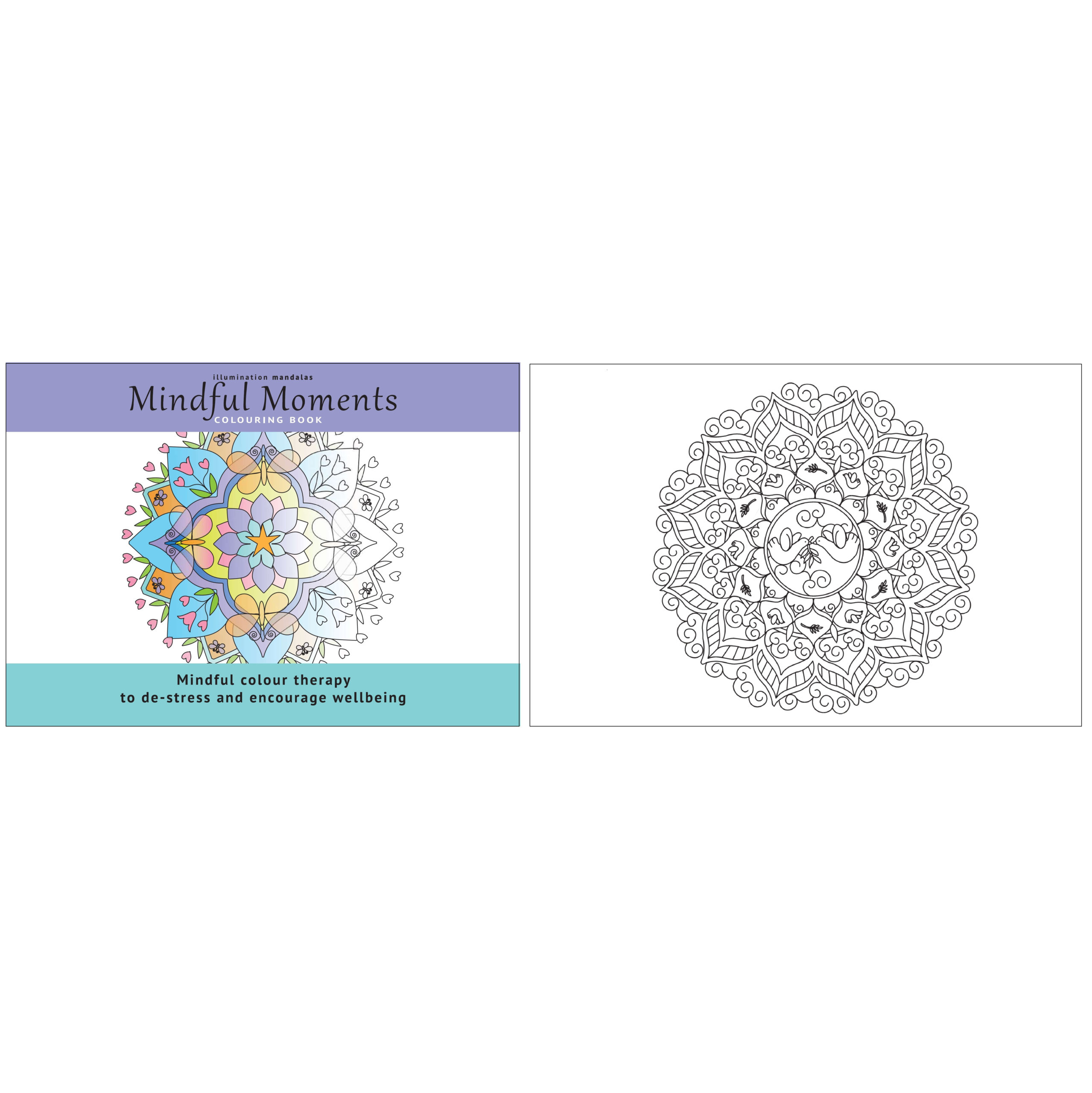 Colouring Book - Mindful Moments - ILLUMINATION MANDALAS