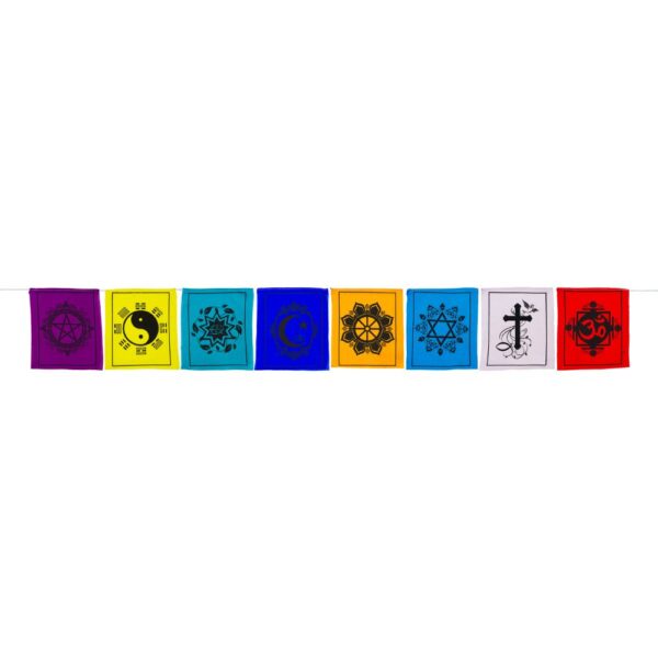 Multi Faith Prayer Flag - ILLUMINATION MANDALAS